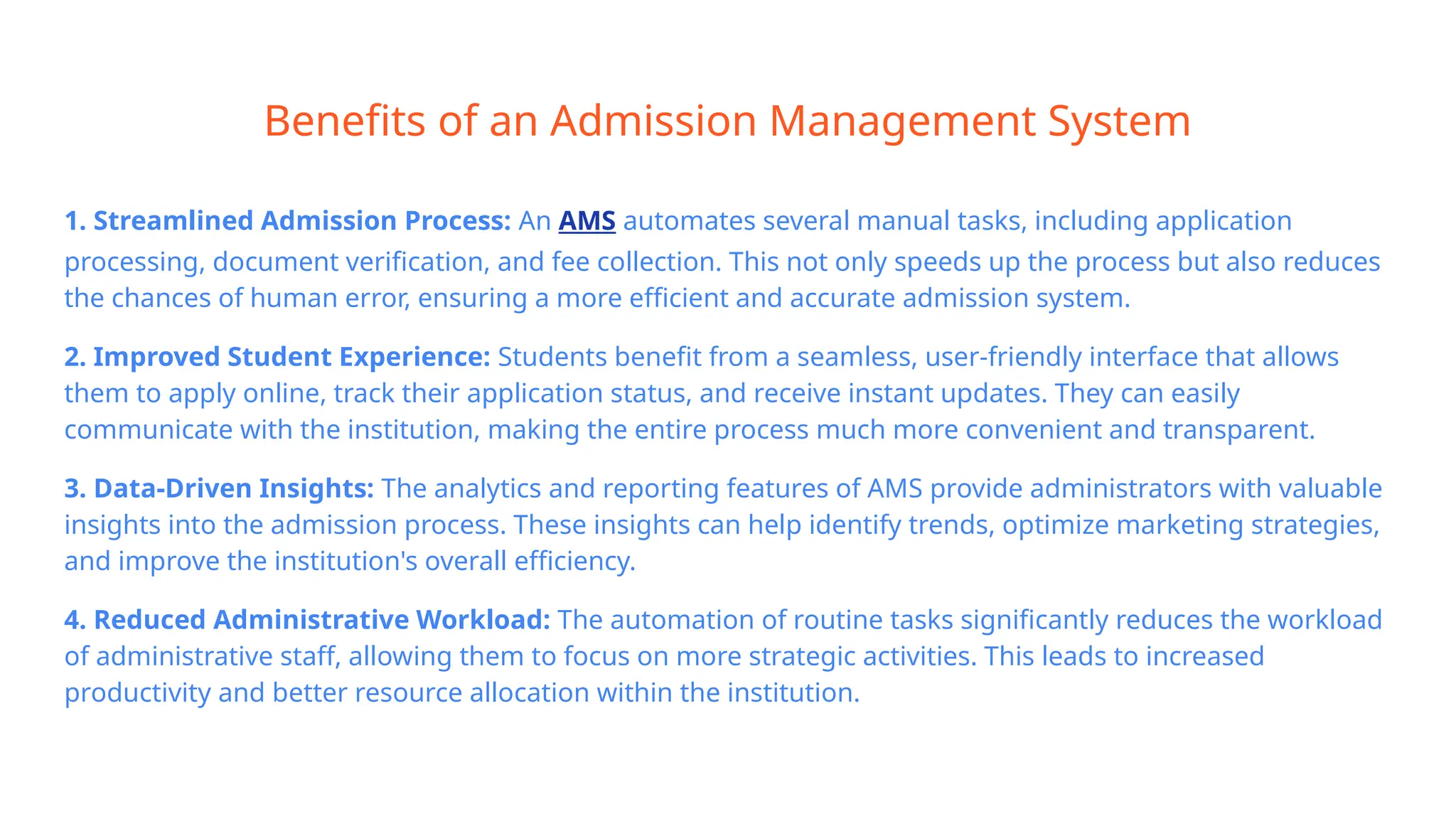 What Are the Data Analytics Capabilities of an Admission Management ...