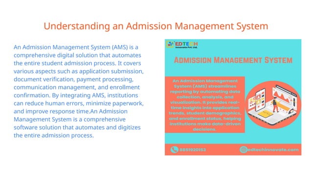 How Can an Admission Management System Help with Reporting | PPT