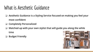 Aesthetic Guidance | PPT