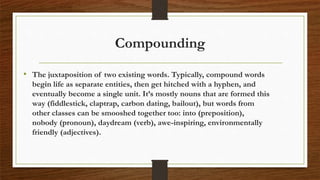 Making New Words | PPTX