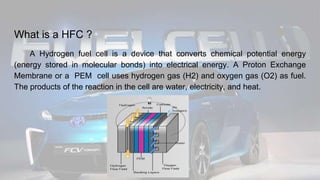 Hydrogen fuel cell cars | PPTX