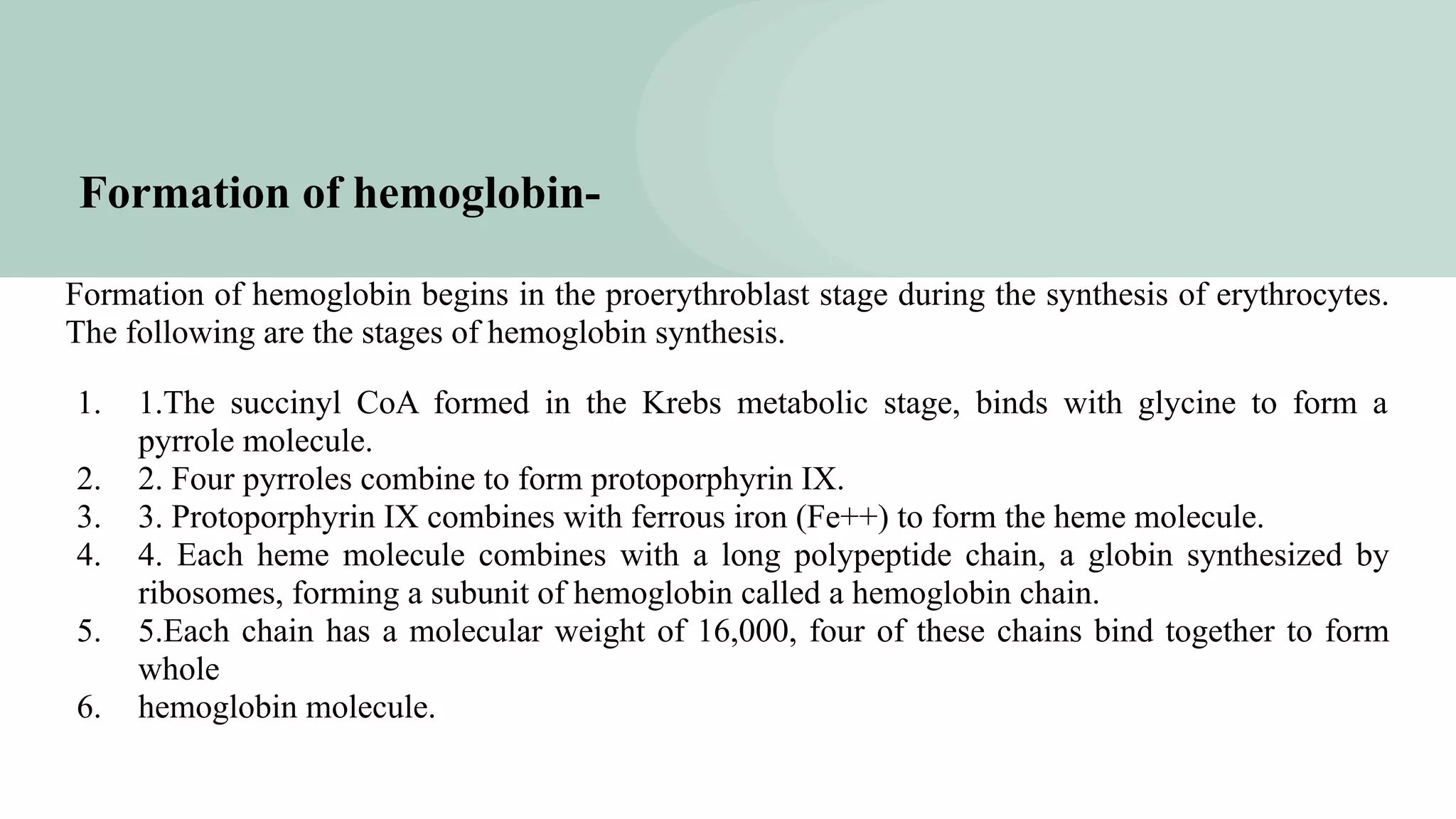 Estimation of hemoglobin content | PDF