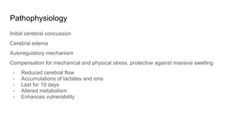 second impact syndrome | PPTX