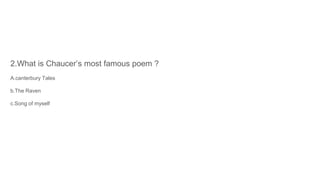 Chaucer | PPT