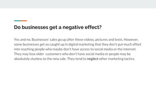 Impact of Social Media on Businesses. | PPTX
