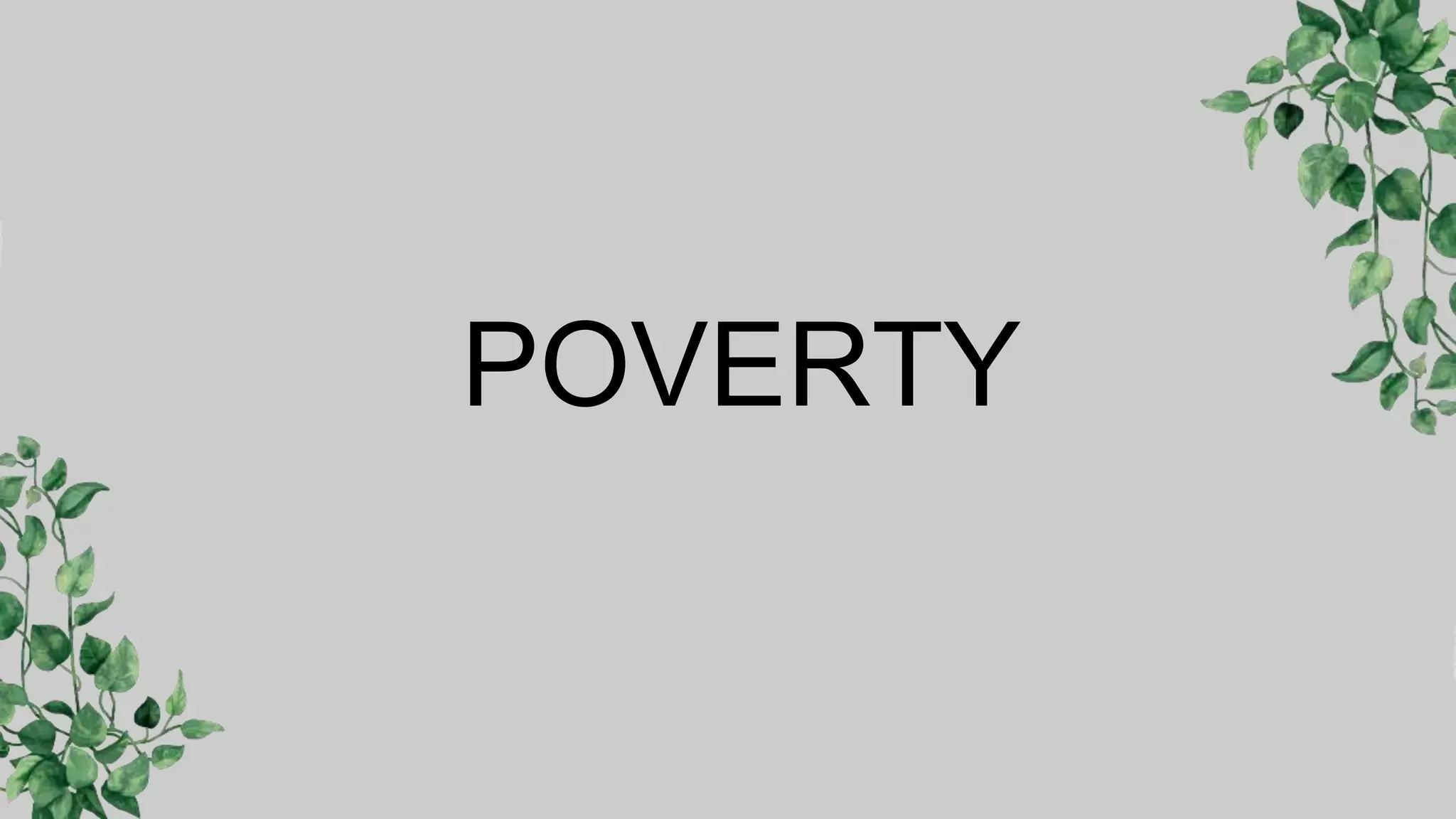 POVERTY | PPT