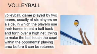 VOLLEYBALL | PPTX