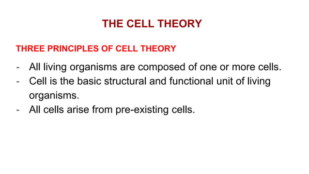 CELLS THEORY | PPT