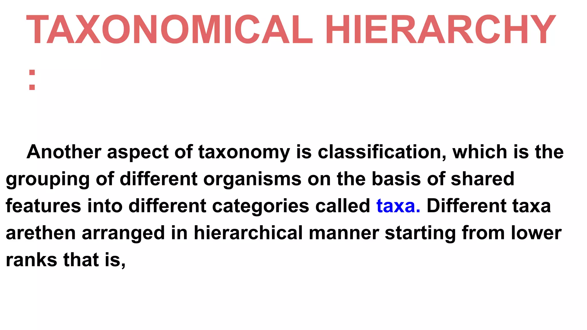 Principles of taxonomy | PDF