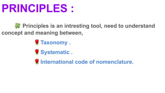 Principles of taxonomy | PDF | Biological Sciences | Science