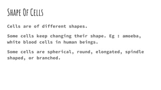 NCERT Class 8:Cell-structure and function | PPTX