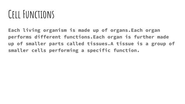 NCERT Class 8:Cell-structure and function | PPTX