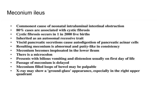 bilious vomiting in newborn.pptx | Digestive Disorders | Diseases and ...