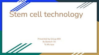 Stem Cell Technology | PDF