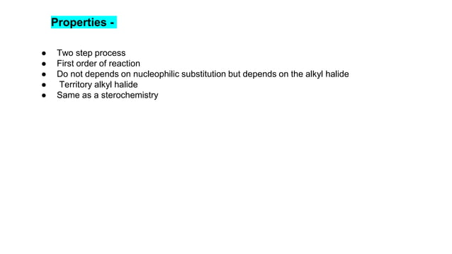 Nucleophilic substitution type ( Sn1&sn2) mechanism difference between ...