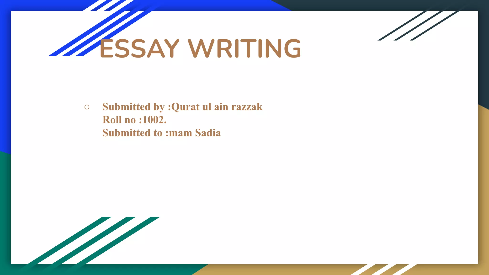 Essay writing presentation.ppt