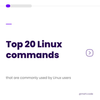 linux commands | PPTX