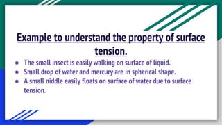 Surface tension | PPT