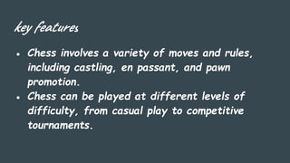 chess | PPTX | Board Games and Puzzles | Games and Puzzles