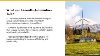 How to Use Dripify Linkedin Automation Tool | PPT