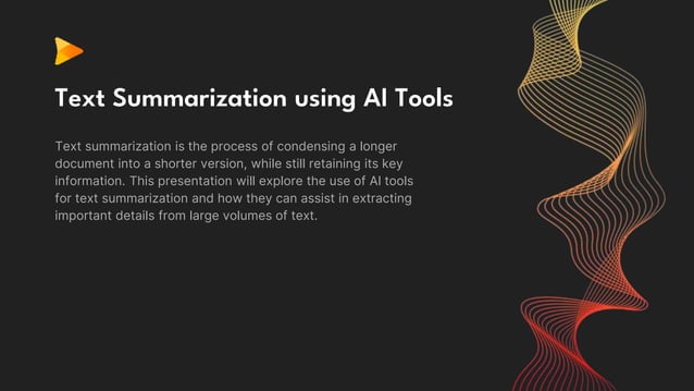 Text Summarizationpptx Computer Software And Applications Computing