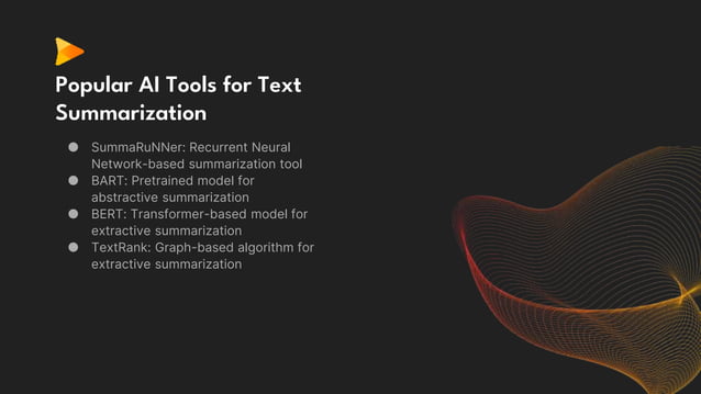 Text Summarizationpptx Computer Software And Applications Computing