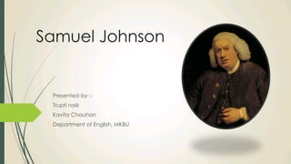 Sameul Johnson | PPT