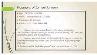 Sameul Johnson | PPT