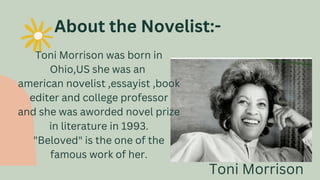 Beloved by toni Morrison | PDF