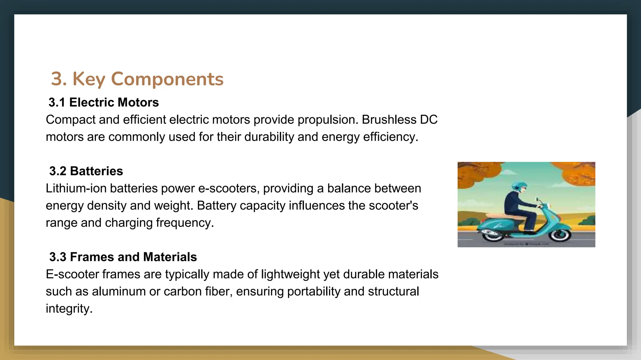Electric Scooters, information, benefits of electric scooters | PPTX ...