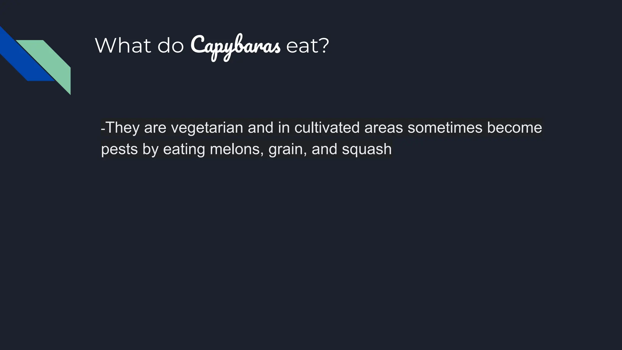 Presentation about Capybara :) | PDF