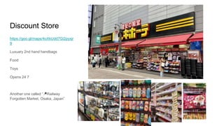 Osaka and kyoto travelling itinerary guide | PPTX