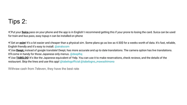 Osaka and kyoto travelling itinerary guide | PPTX