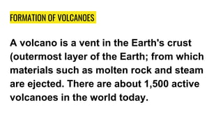 introduction to volcano,types and characteristics | PPT
