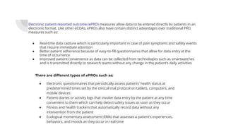 eCOA and ePRO and their use in Clinical trials | PPT