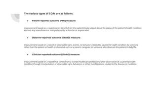 eCOA and ePRO and their use in Clinical trials | PPT