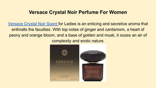 Best women perfume for versace fragrance | PPT