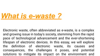 E waste management for Sustainability.pdf