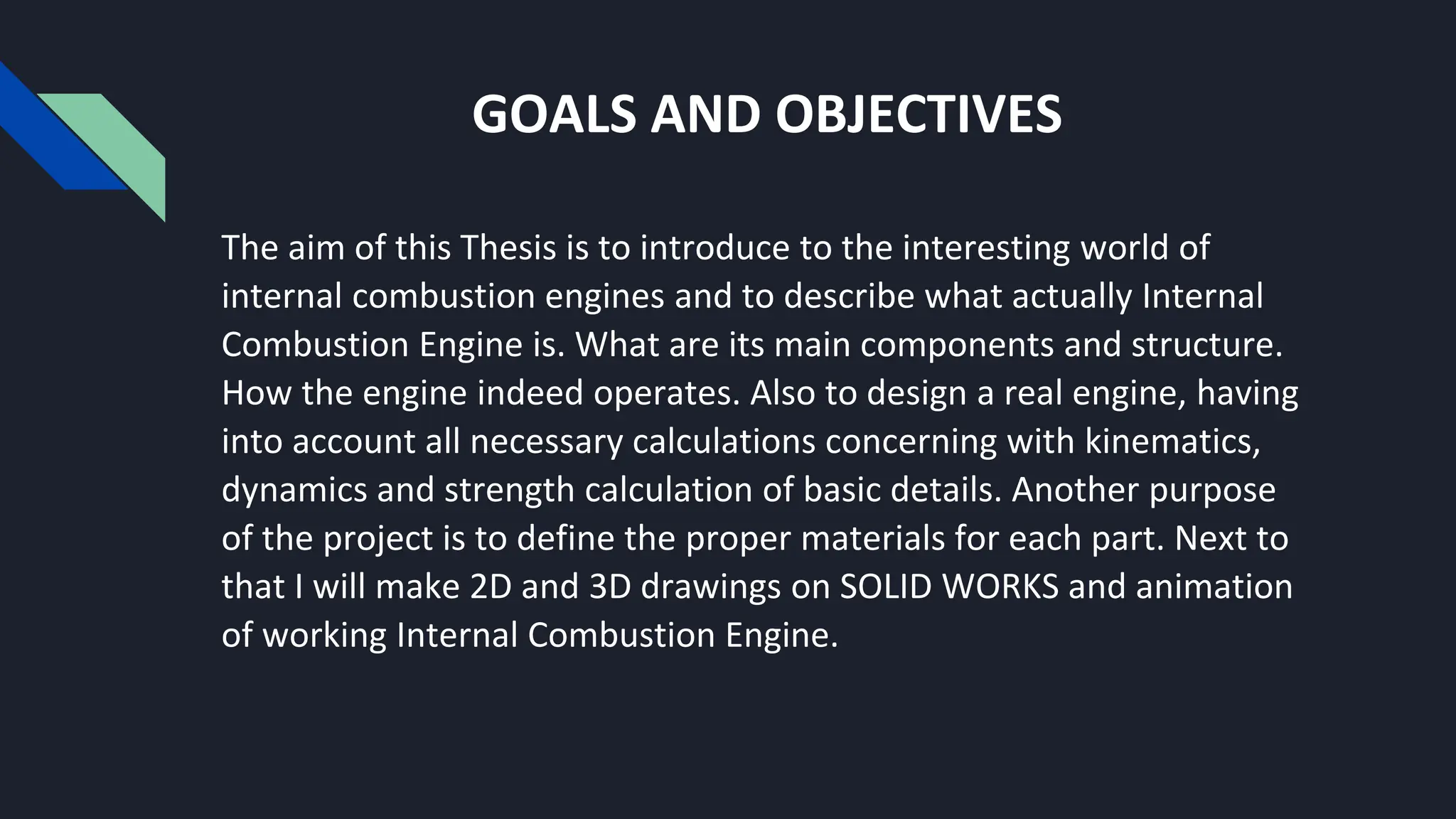 design a four cylinder internal combustion engine | PPTX | Chemistry ...