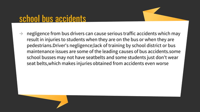 Community Nursing Science/ common causes of accidents in School | PPT
