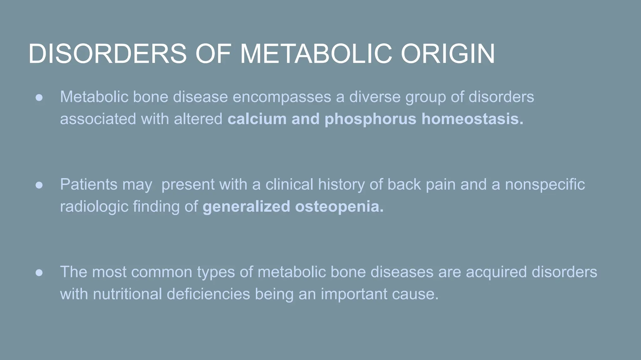 skeletal disorders of metabolic and endocrine origin | PDF
