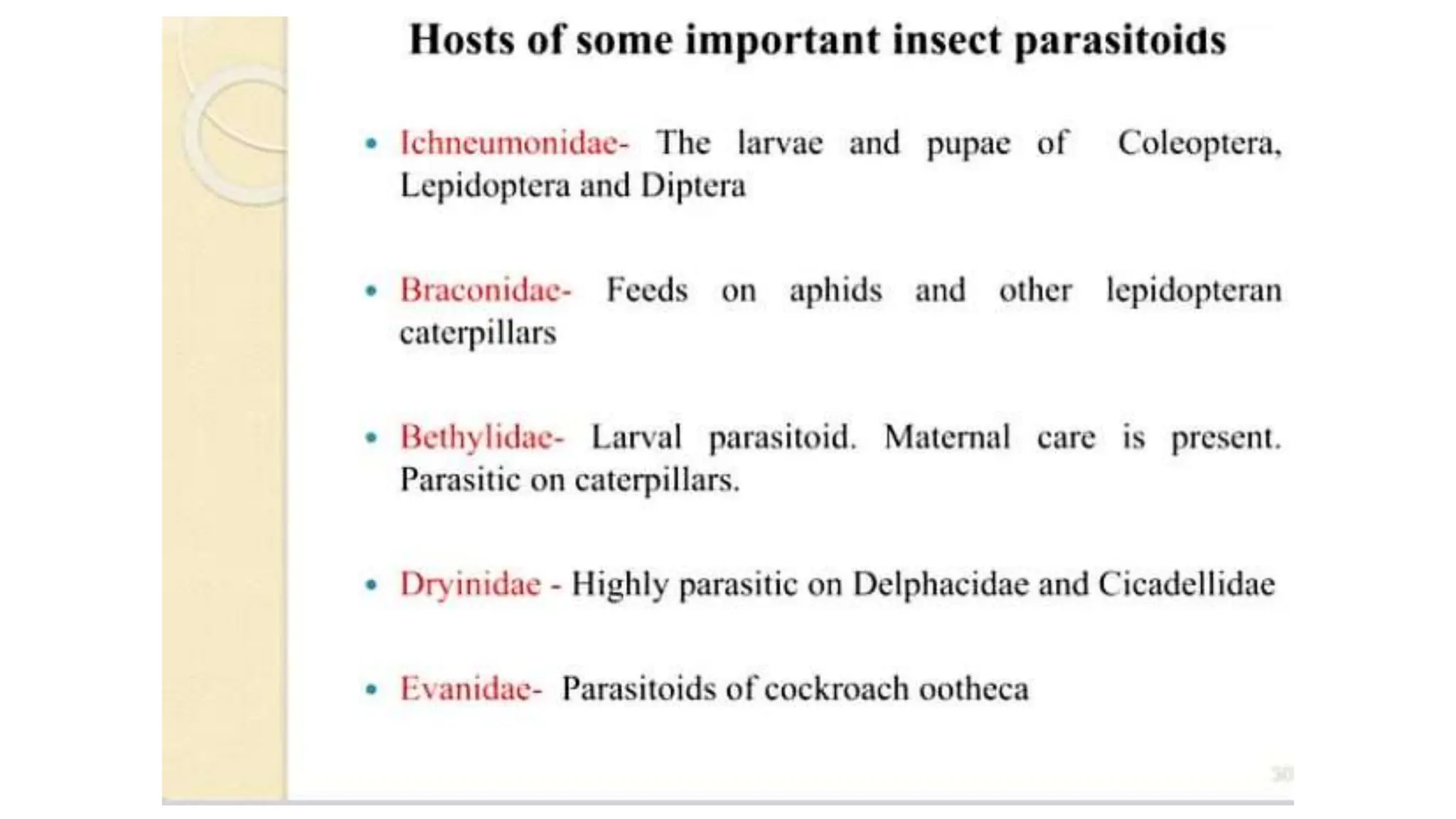 Identification of parasitoids and predators | PPTX