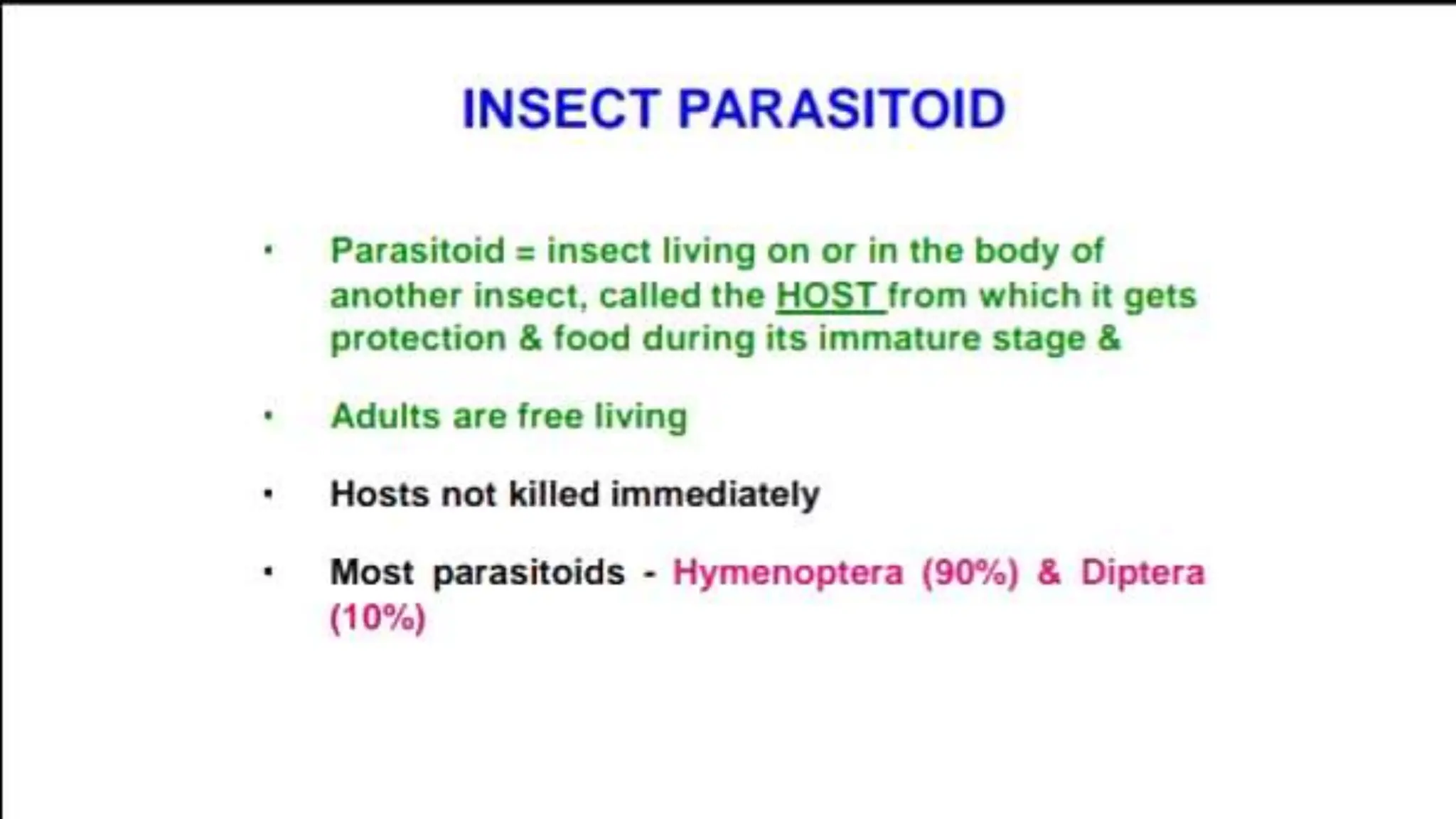 Identification of parasitoids and predators | PPTX