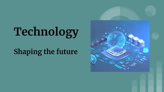 Technology: Shaping of Future renewable energy technologies | PDF