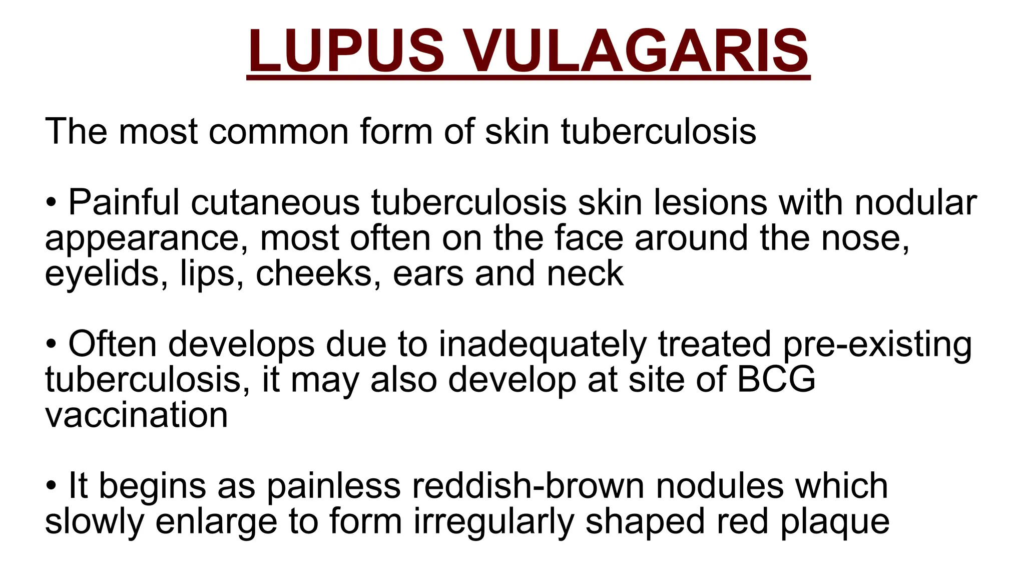 Untitled presentation for cutaneous tuberculosis | PPT