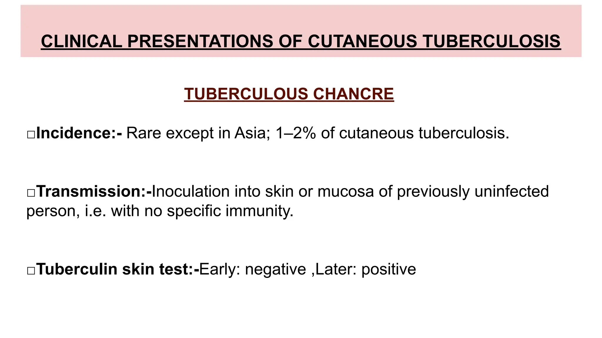 Untitled presentation for cutaneous tuberculosis | PPT