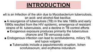 Untitled presentation for cutaneous tuberculosis | PPT