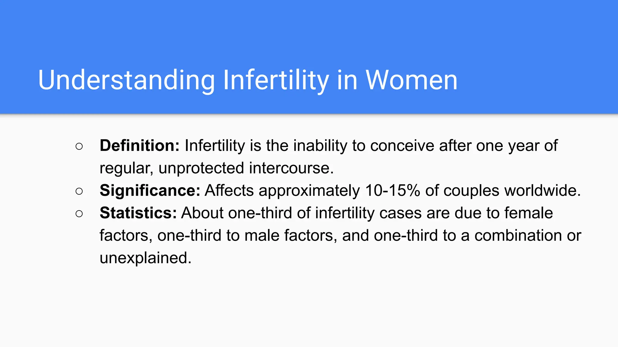 Infertility in Women - Complete guide... | PDF