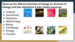 BIOLOGY and its importance in science.pptx
