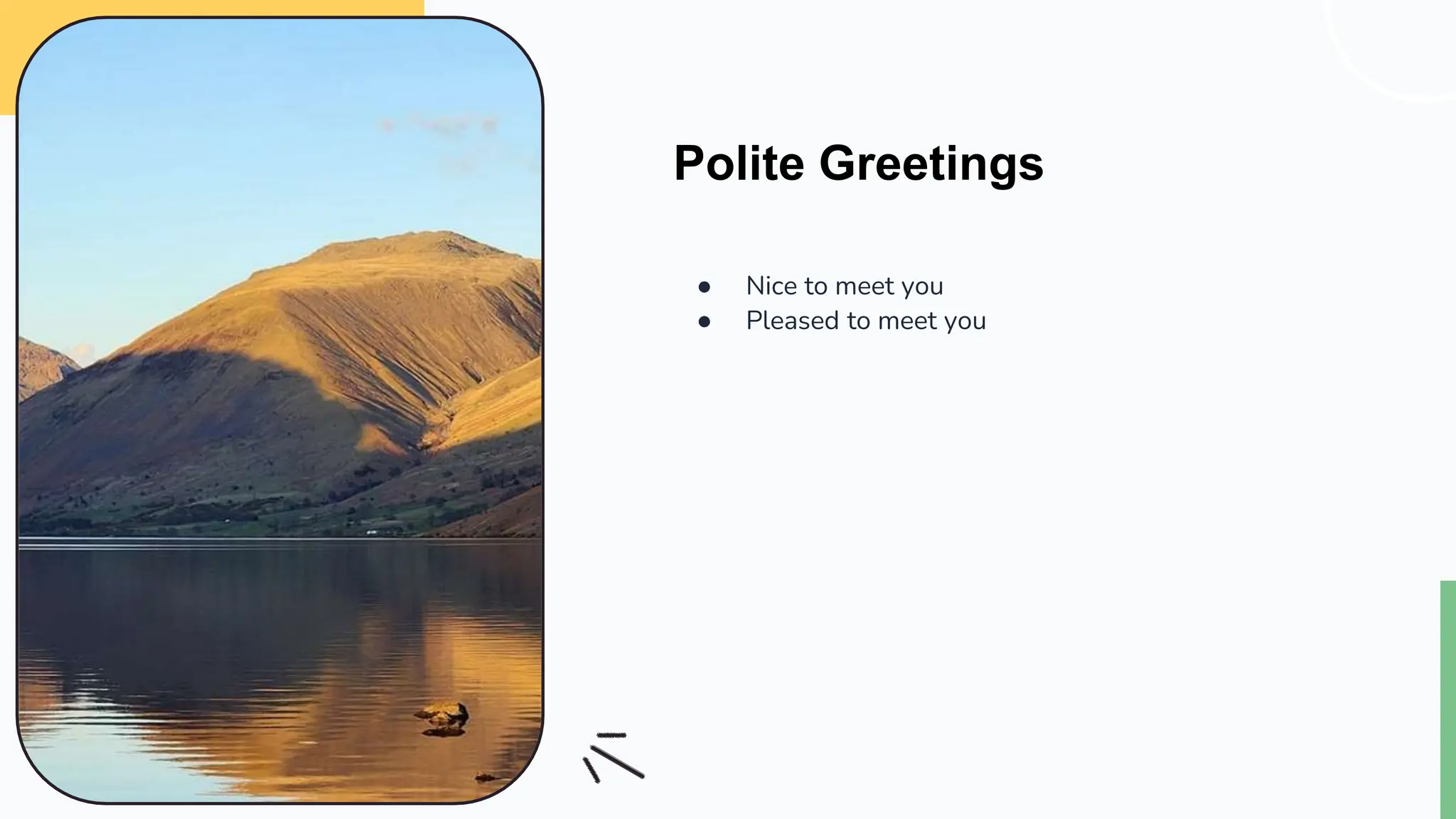 greetings in english with illustrations formal and informal | PPTX